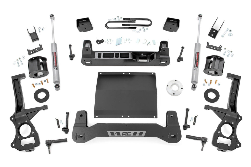 Rough Country 6" Lift Kit | Mono Leaf Rear | Diesel | GMC Sierra 1500